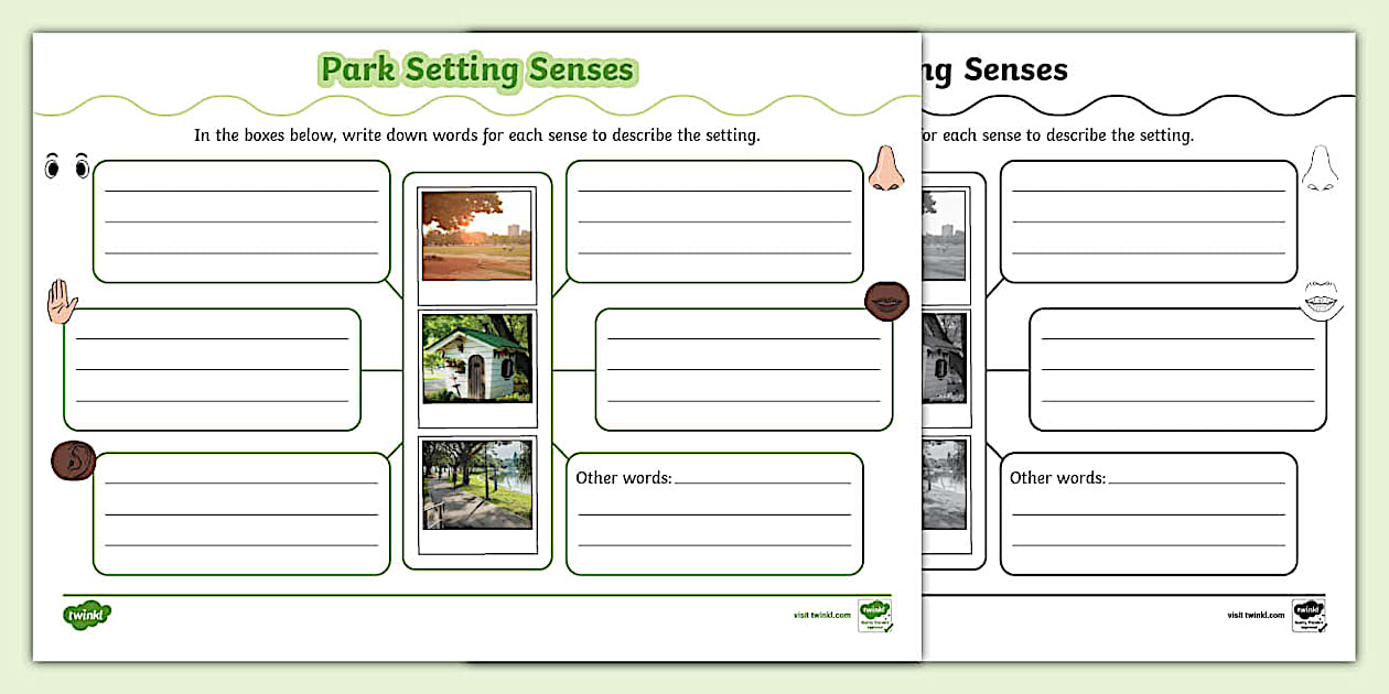 Park Senses Mind Map (teacher made) - Twinkl