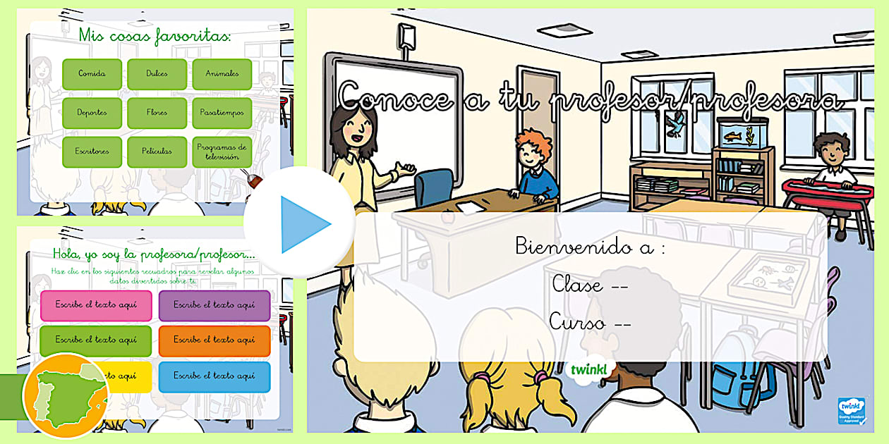 Conoce a tu profesor/profesora (teacher made) - Twinkl