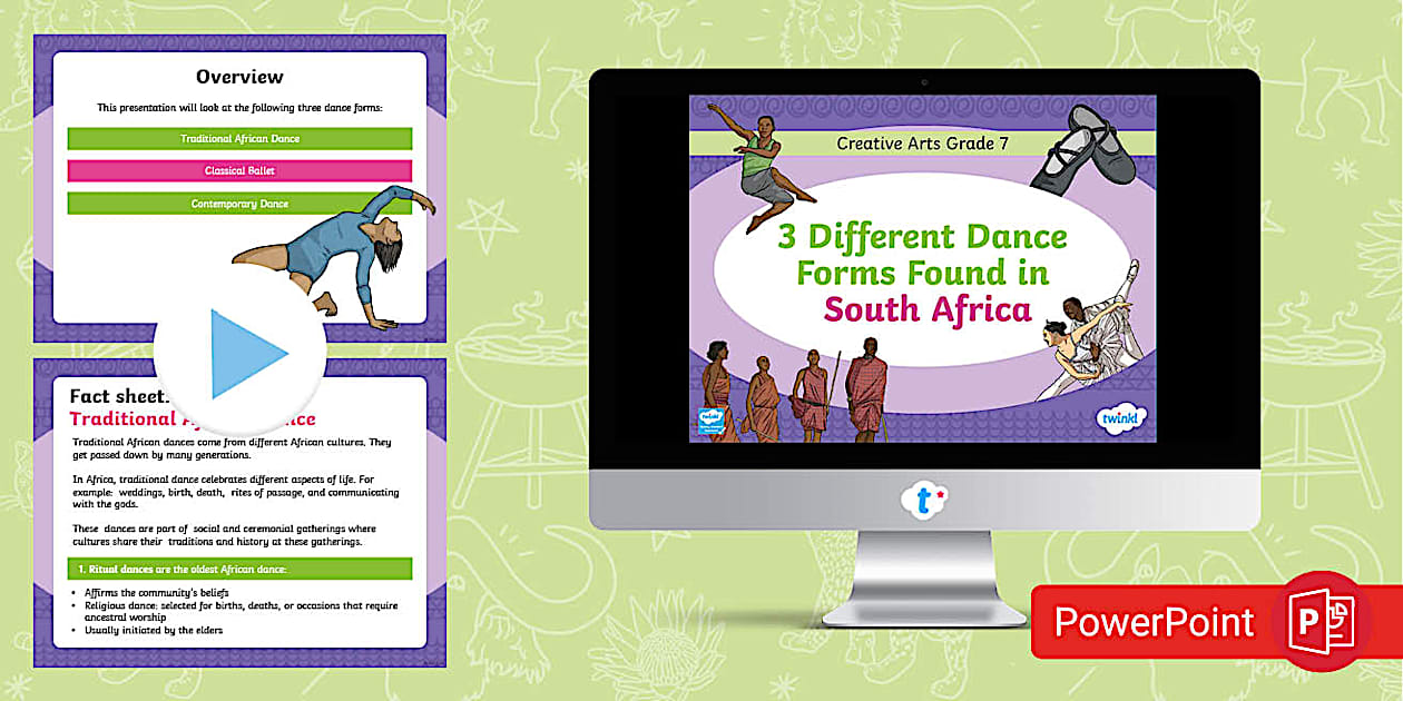 Different Dance Forms Grade 7 Creative Arts (teacher made)