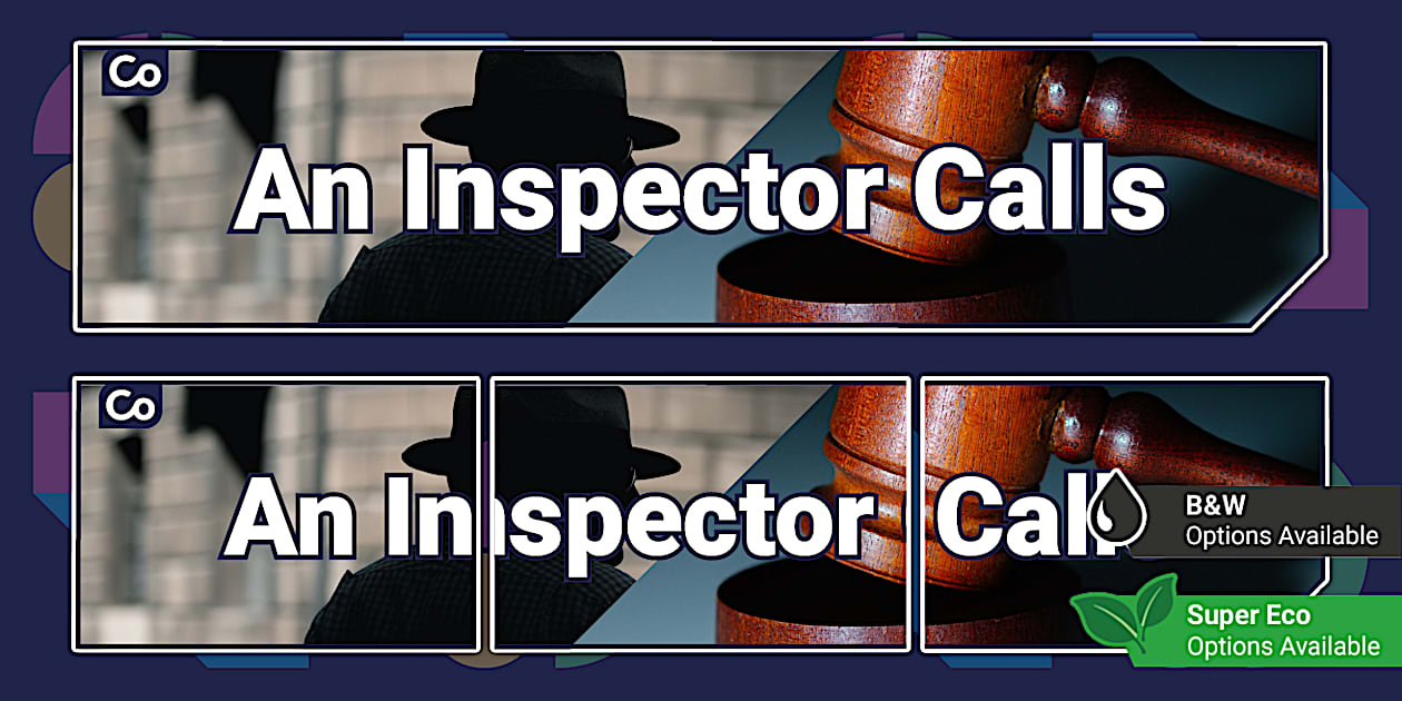 An Inspector Calls Display Banner (Teacher-Made) - Twinkl