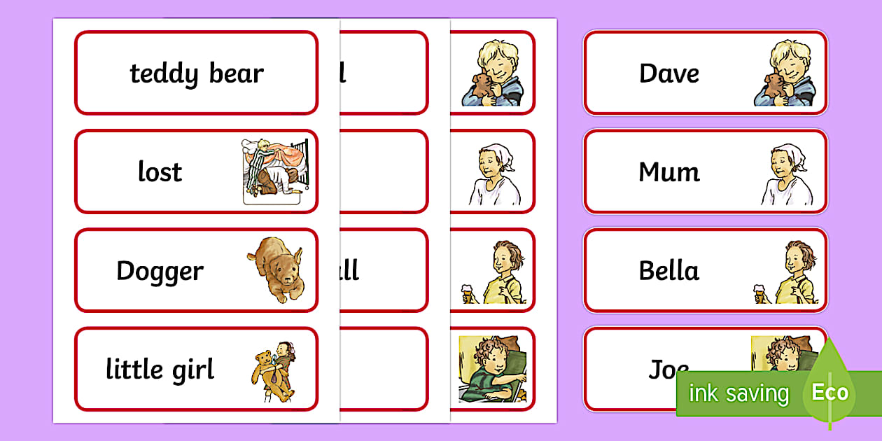 Editable Word Cards to Support Teaching on Dogger - Twinkl