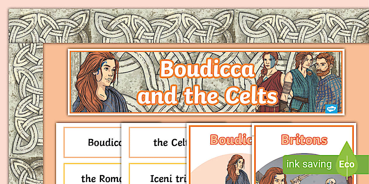 KS2 Boudicca and the Celts Display Pack (Teacher-Made)