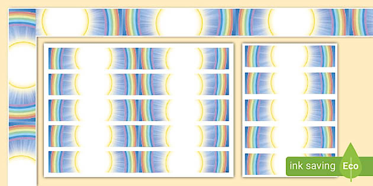 Mental Health and Wellbeing KS2 Border Strips (teacher made)