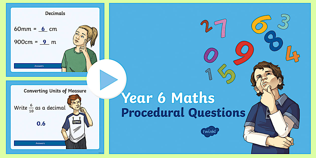 Year 6 Maths Procedural Questions 2 PowerPoint - Twinkl