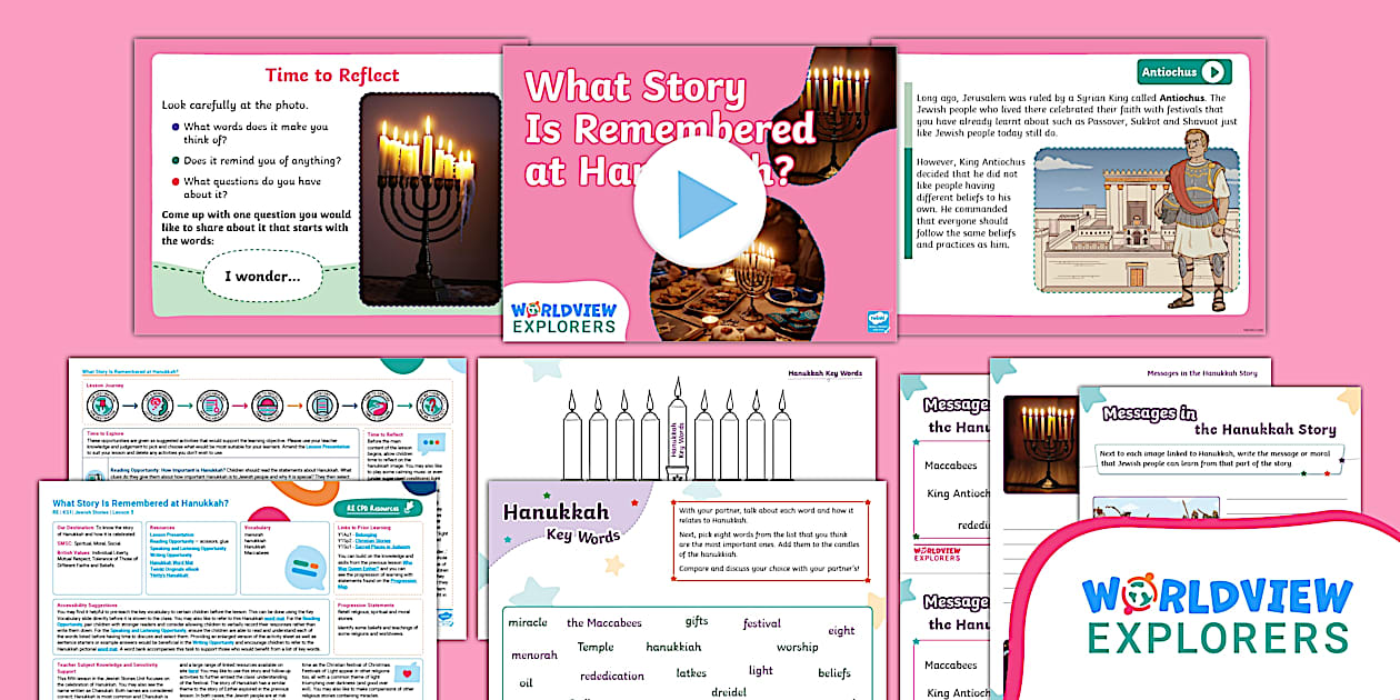RE: Jewish Stories: KS1 Lesson Pack 5 (teacher made)