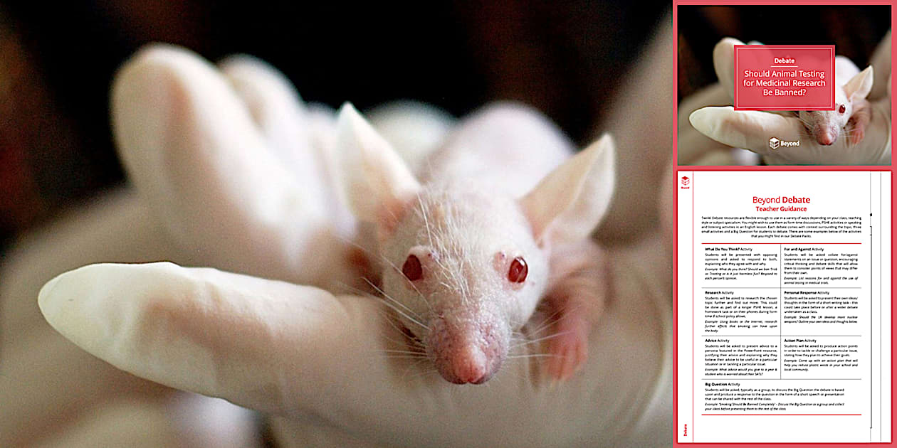 Should Animal Testing for Medicinal Research Be Banned? Debate Pack
