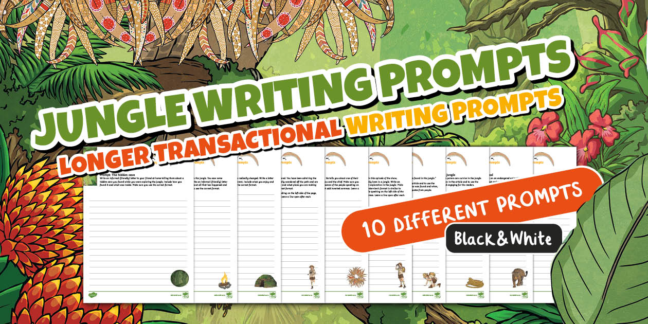 IP English Longer Transactional Prompts (jungle theme)