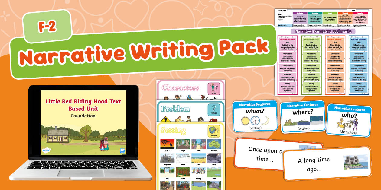 Narrative Writing Pack for Foundation-2