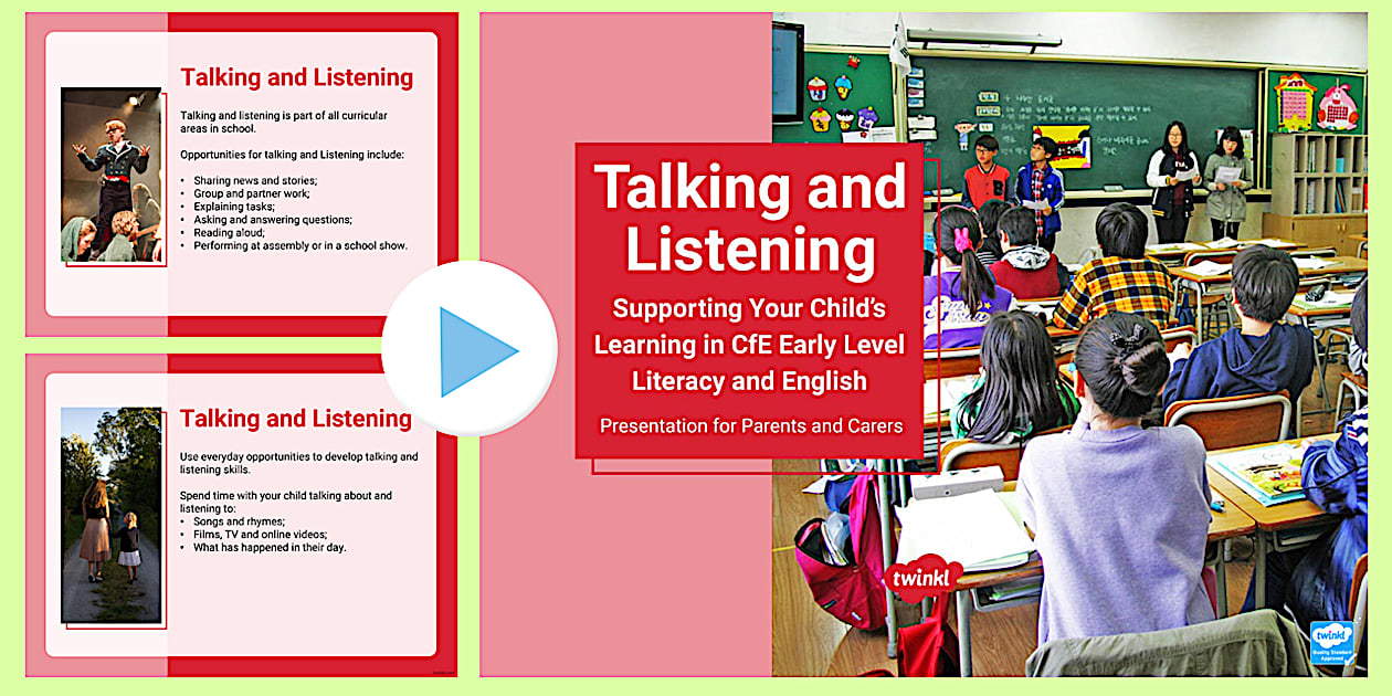 Supporting Your Child's Learning in CfE Early Level Literacy and English: