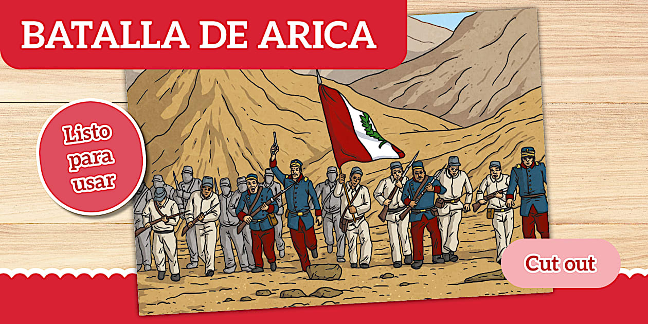 Imagen de la Batalla de Arica | Recursos Educativos Twinkl