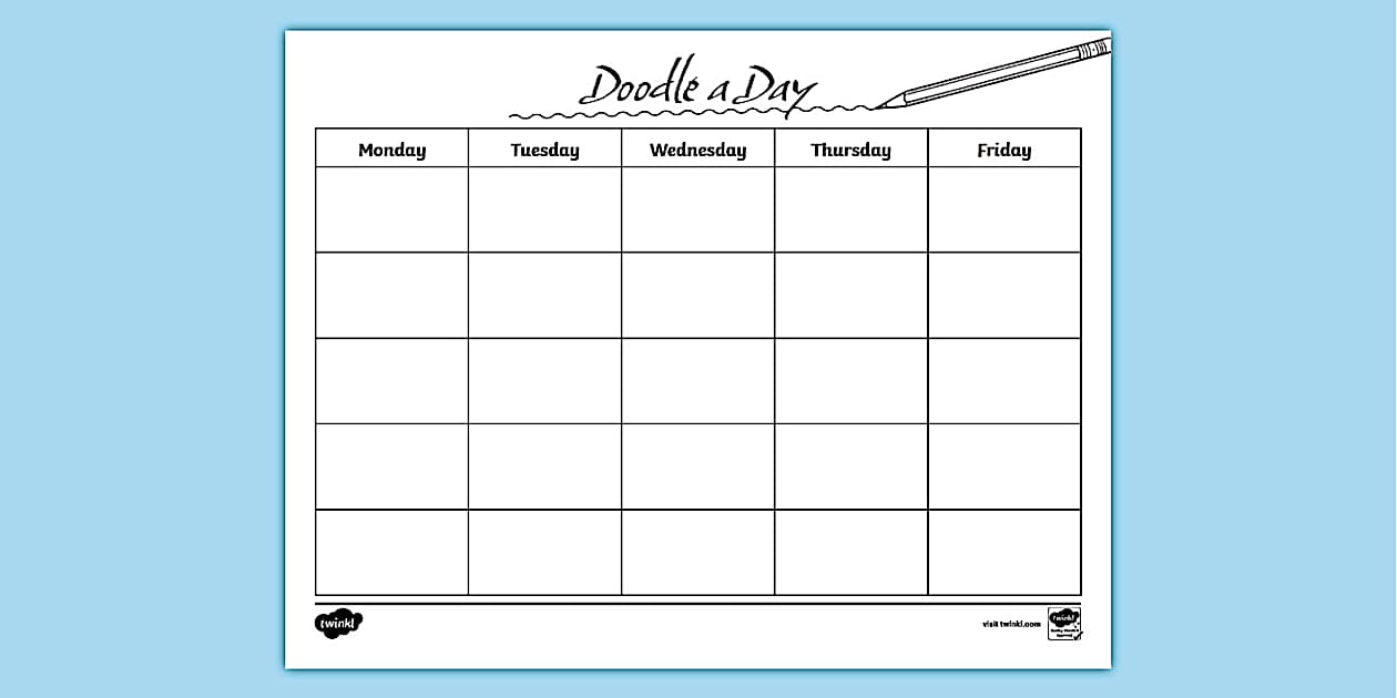 Doodle Worksheets | Teaching Resource | Twinkl USA - Twinkl