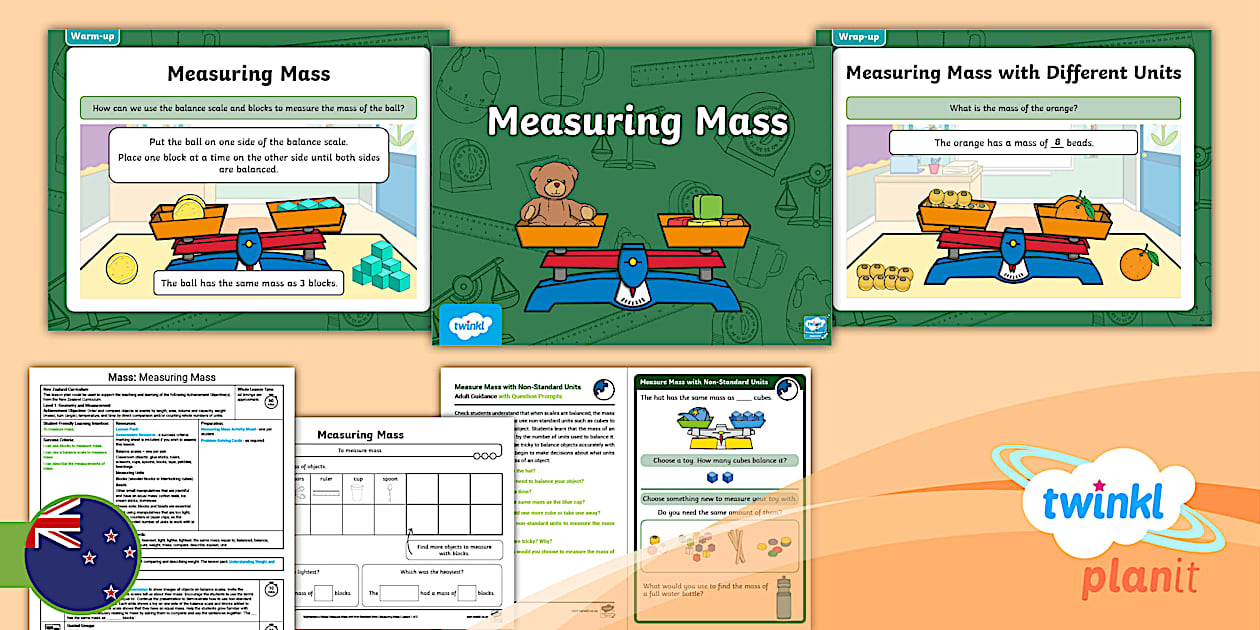 Level 1 Mass: Measure Mass with Non-Standard Units Lesson 1