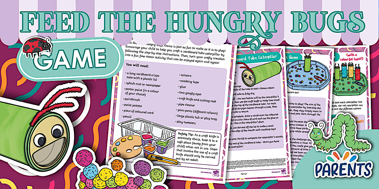 Feed the Hungry Bugs Game