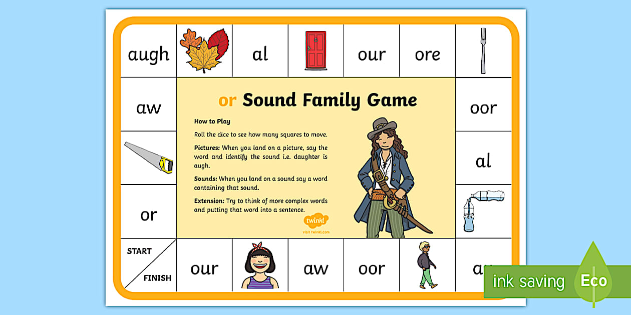 OR Sound Family Game (teacher made) - Twinkl