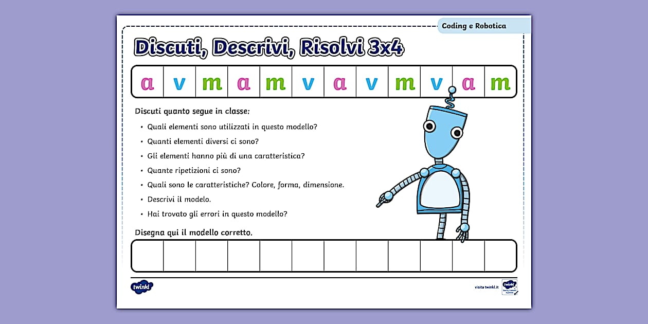 Attività per Descrivere il Debugging (Hecho por educadores)