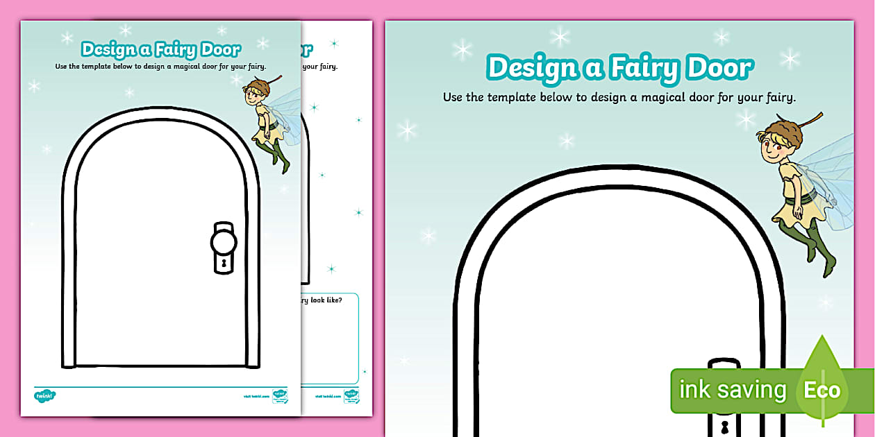 Design a Fairy Door Activity - Twinkl - KS1 (teacher made)