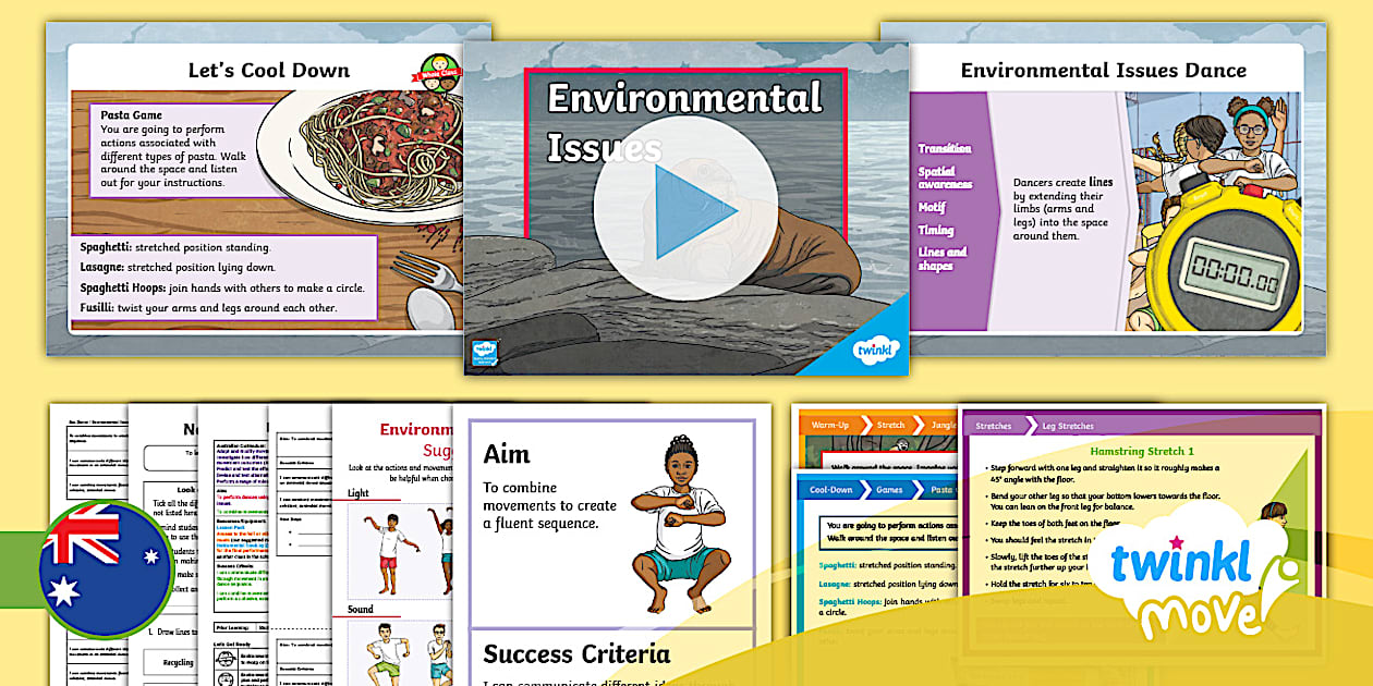 Move PE Year 5 Eco Dance Lesson 6: Environmental Issues