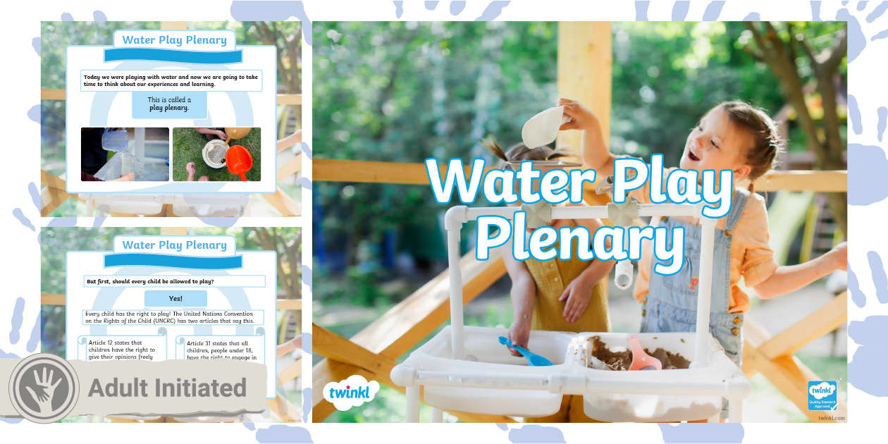 Water Play Plenary PowerPoint (Lehrer gemacht) - Twinkl