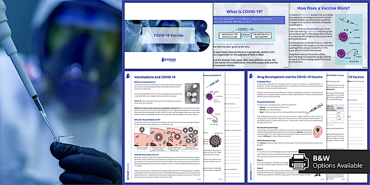 Vaccination, Drug Development and COVID-19 Resource Bundle