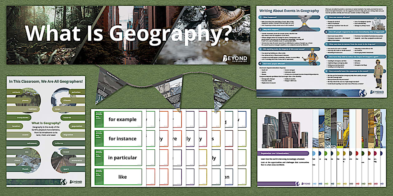 What Is Geography? Display Pack | Geography | Beyond