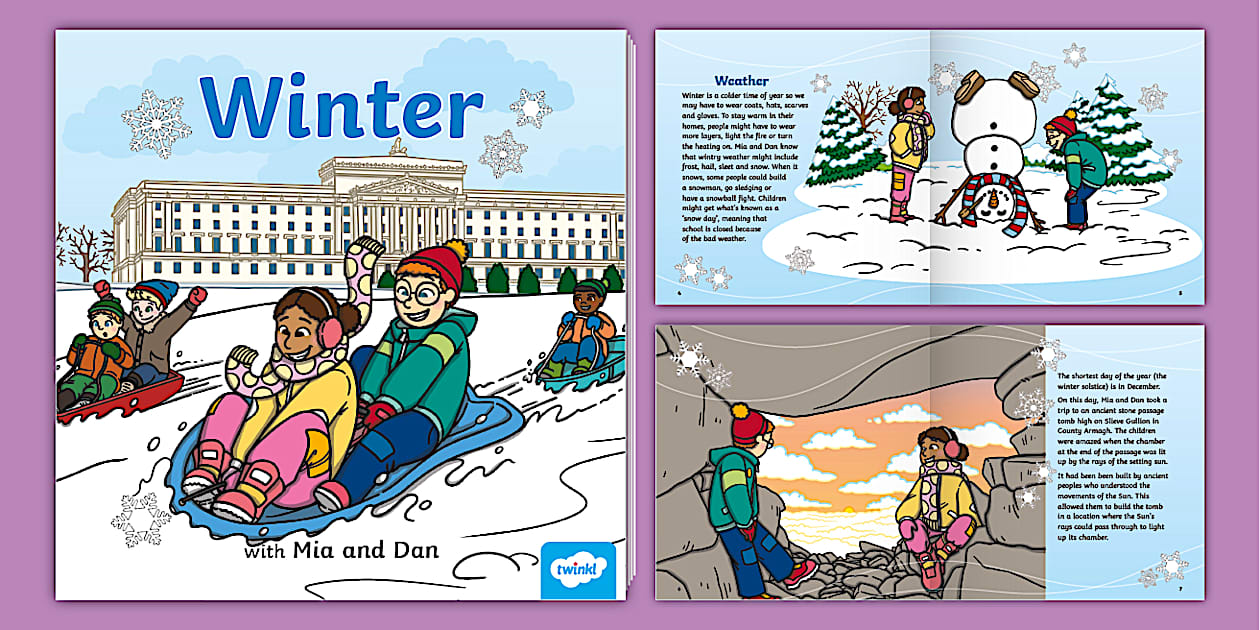 Winter With Mia and Dan eBook (teacher made) - Twinkl