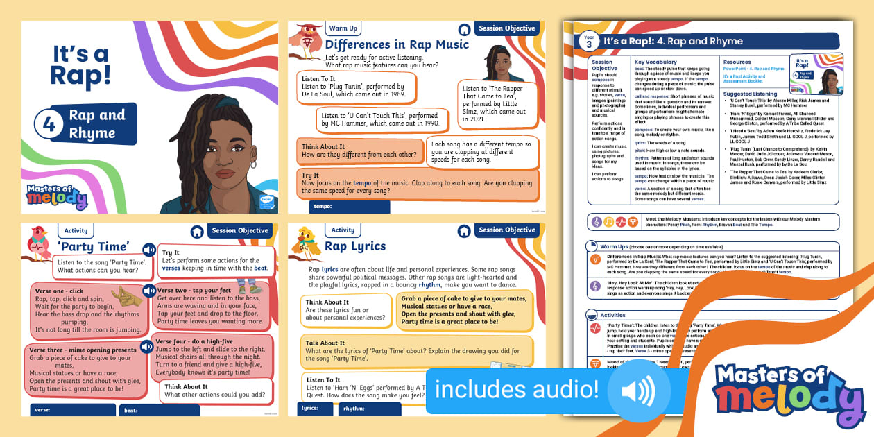 👉 Year 3 It's a Rap! - Session 4 (teacher made) - Twinkl