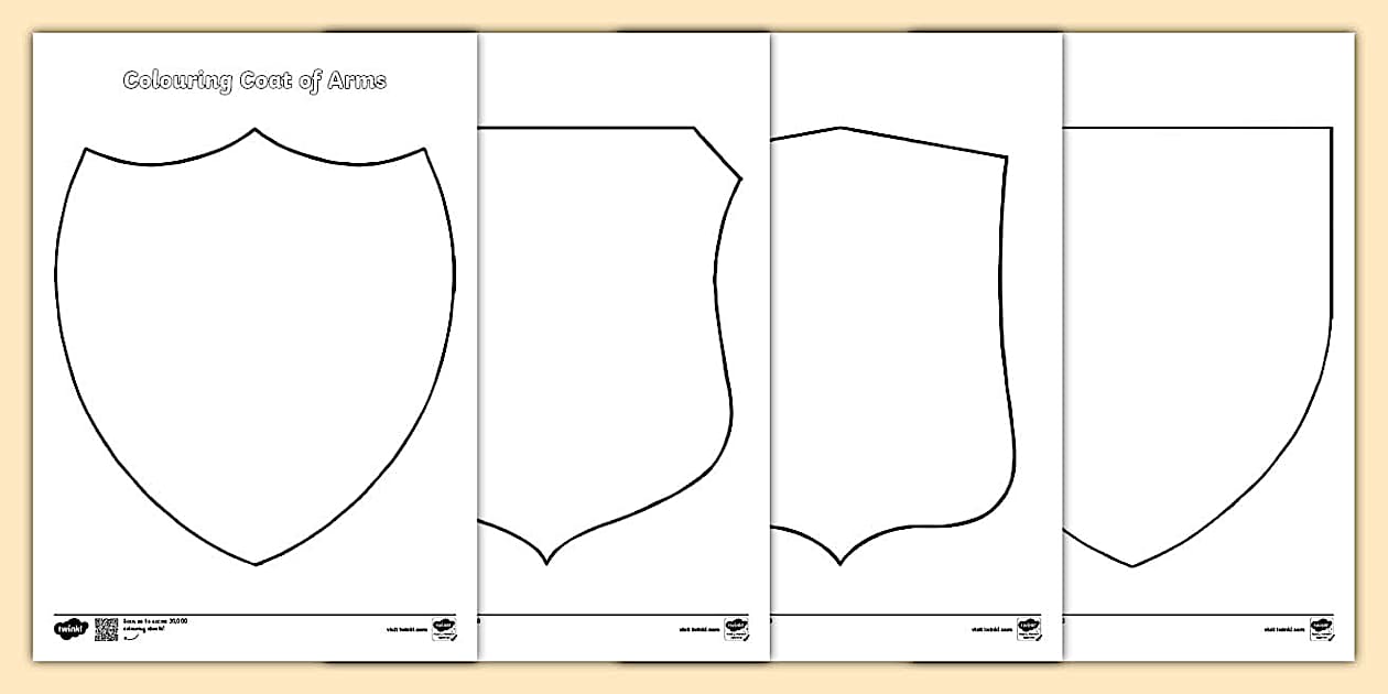 Medieval Coat of Arms Design Activity (teacher made)