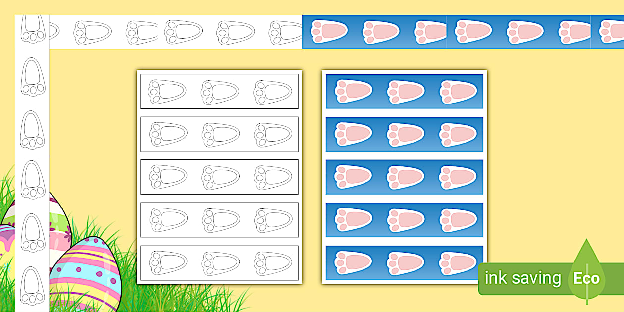 Printable Easter Bulletin Board Borders | Twinkl USA
