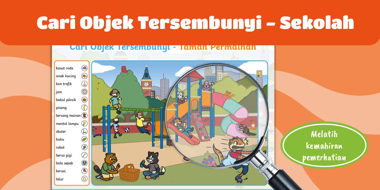 Cari Objek Tersembunyi - Taman Permainan