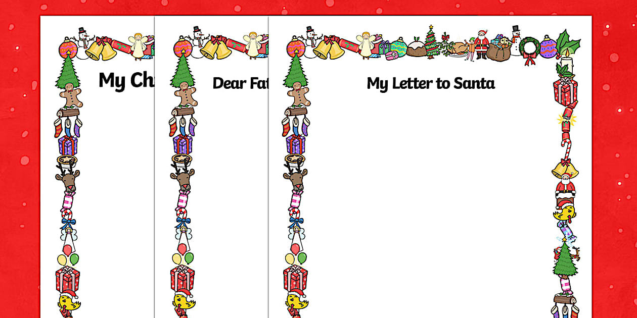 Christmas Themed Role Play Writing Frames (teacher made)