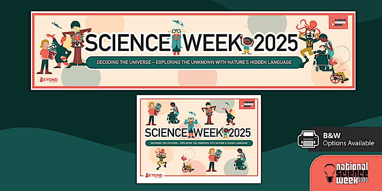 National Science Week 2025 Poster and Banner (teacher made)