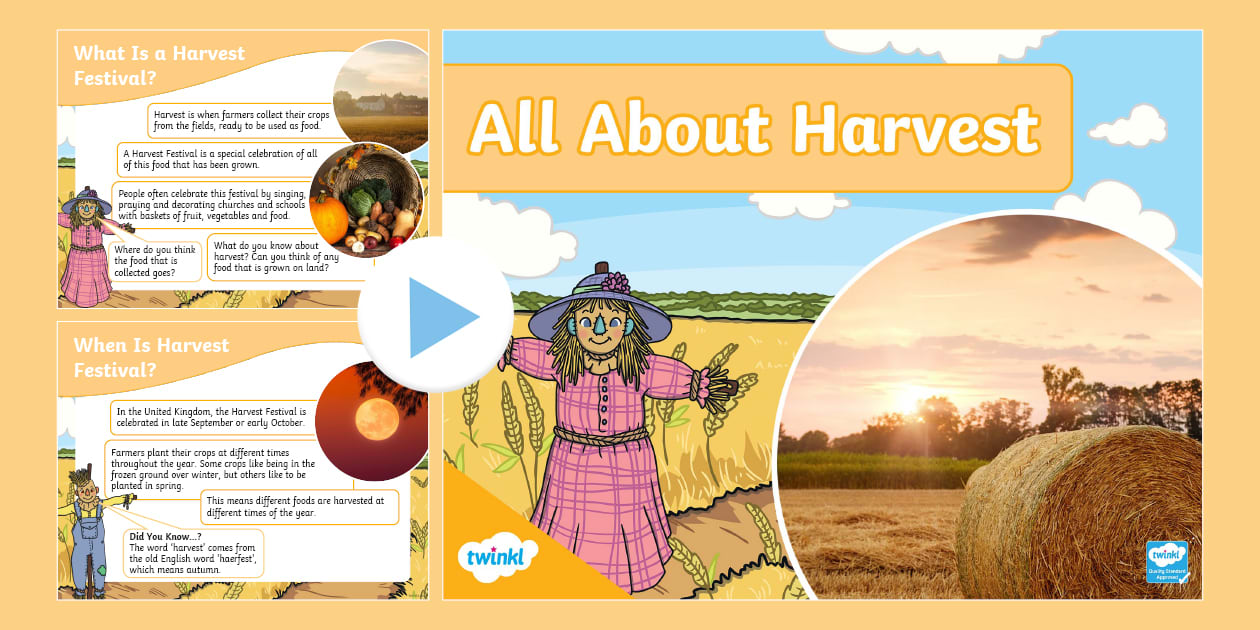 All About Harvest PowerPoint - Twinkl Resources - Twinkl