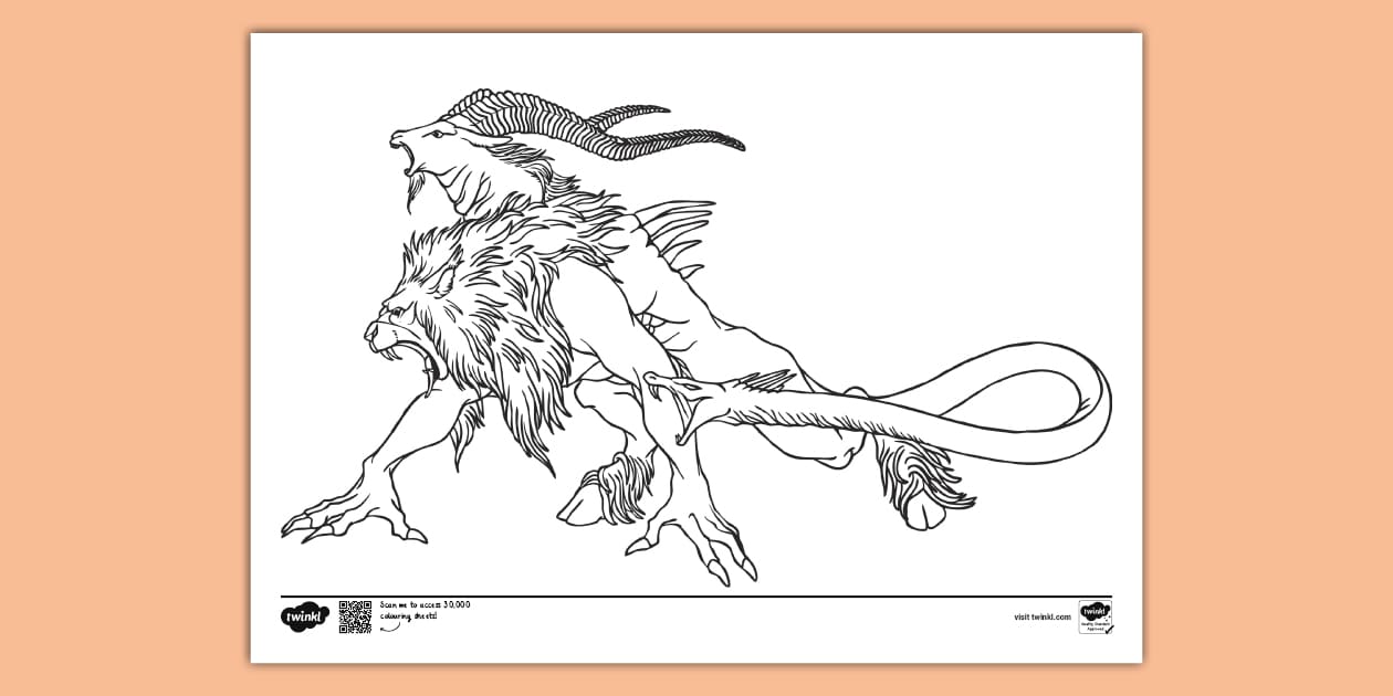 Chimera Colouring Sheet - Colouring Sheets & Resources
