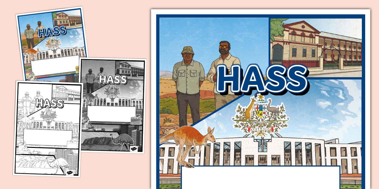 HASS Book Cover (Teacher-Made) - Twinkl