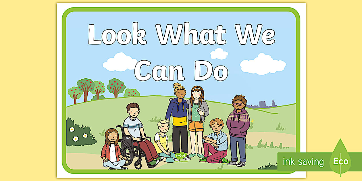 👉 Look What We Can Do A2 Display Poster - Look What We Can Do A2 Display