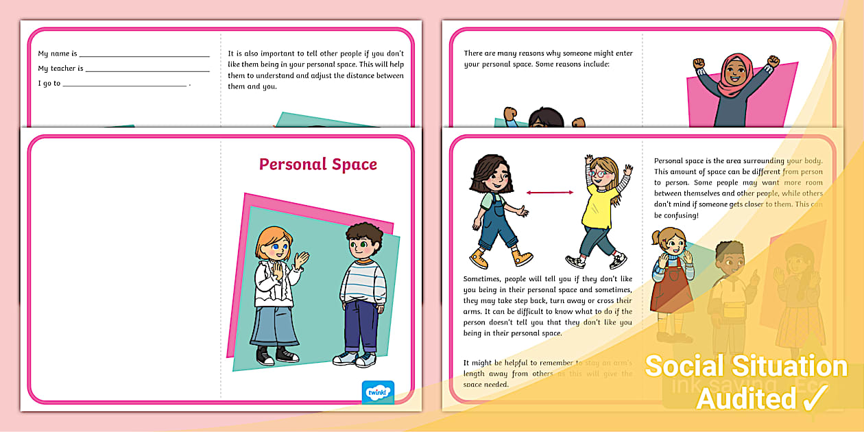 Personal Space Social Story | Twinkl USA (Teacher-Made)