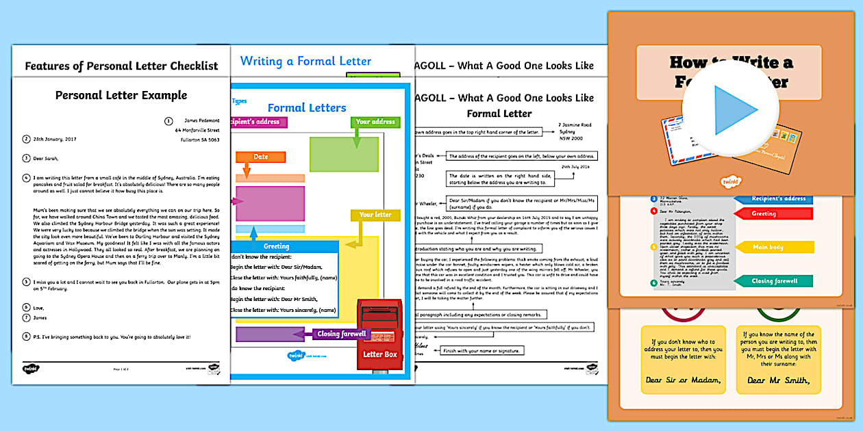 Writing a Letter - (teacher made) - Twinkl