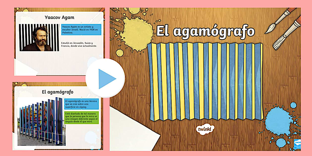 Presentación: El Agamógrafo (teacher made) - Twinkl