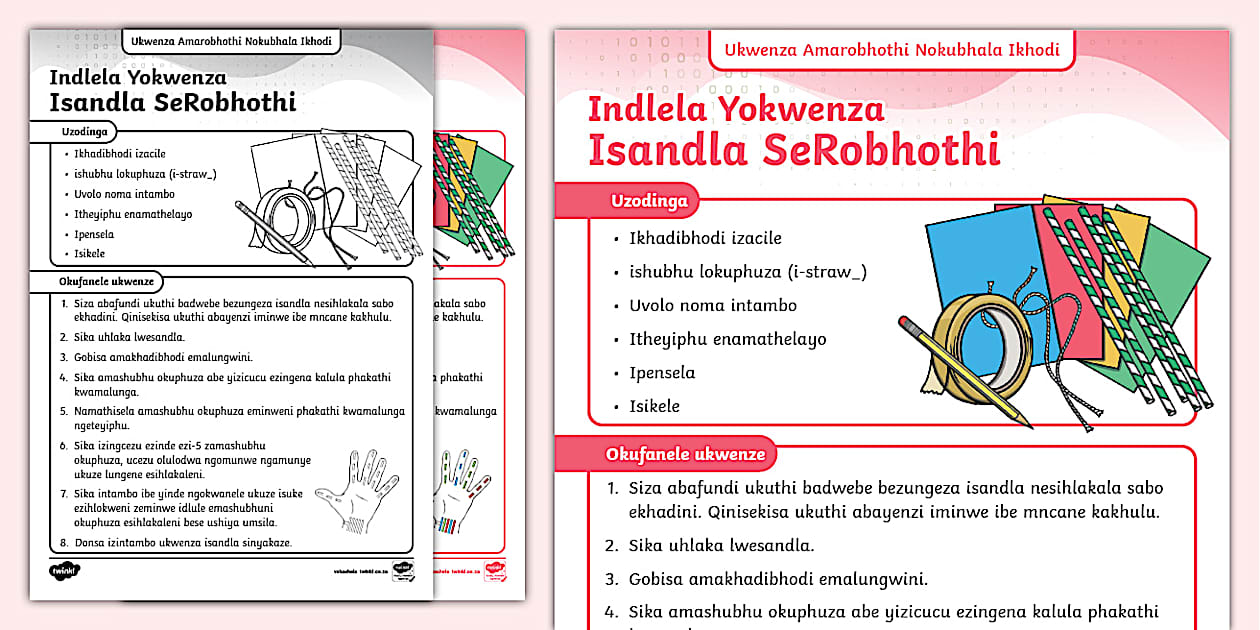 Ukwenza Amarobhothi Nokubhala Ikhodi - Usenza Kanjani Isandla SeRobhothi