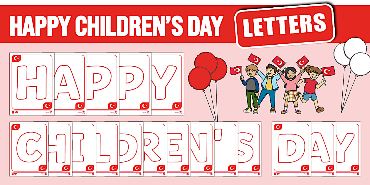 Happy Children's Day! | Letters-Twinkl