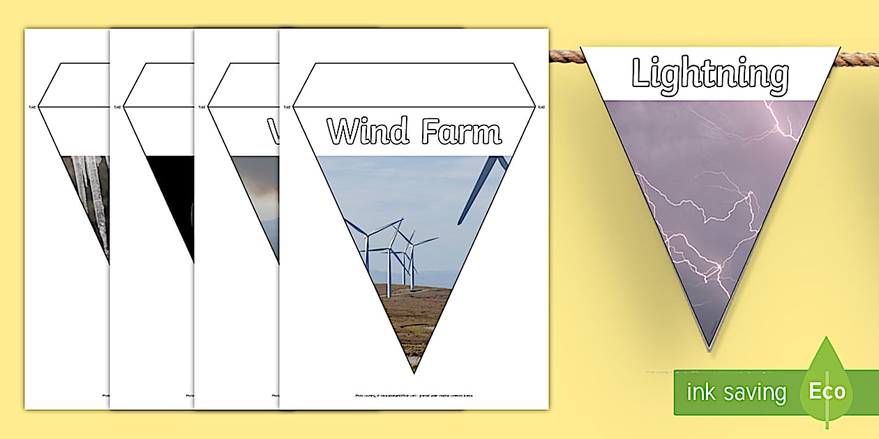 Science Photos Display Bunting-Scottish - Twinkl