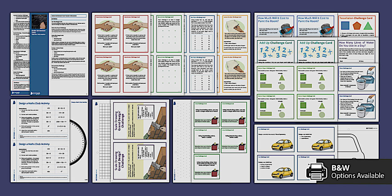 Maths Enrichment Tasks (teacher made) - Twinkl