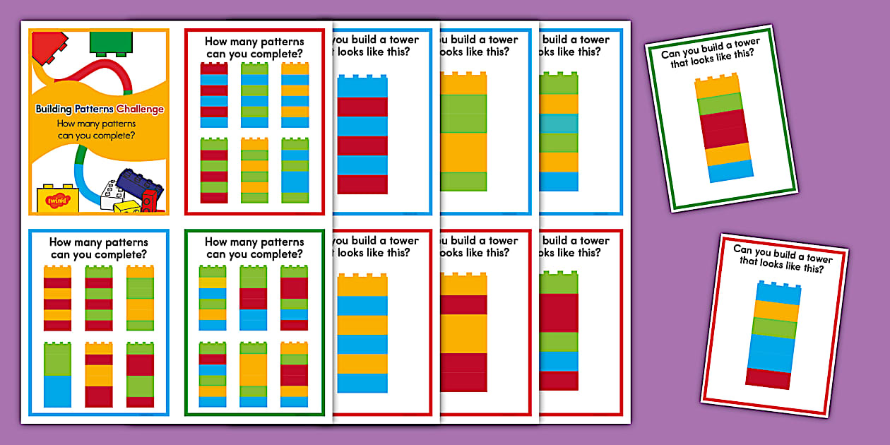 Pattern Block Task Cards | Resource | Twinkl USA - Twinkl