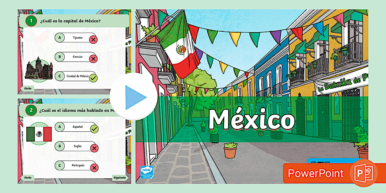 PowerPoint:México Quiz (teacher made) - Twinkl