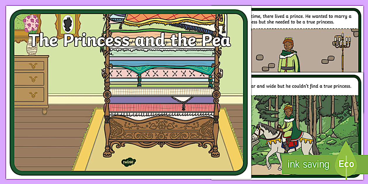 Editable The Princess and the Pea Story Sequencing - Twinkl