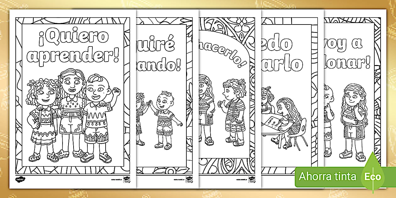 Hojas de colorear: mentalidad en crecimiento - Twinkl