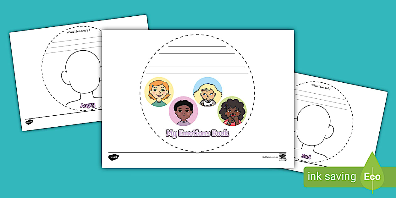 My Emotions Flip Book F-2 (teacher made) - Twinkl
