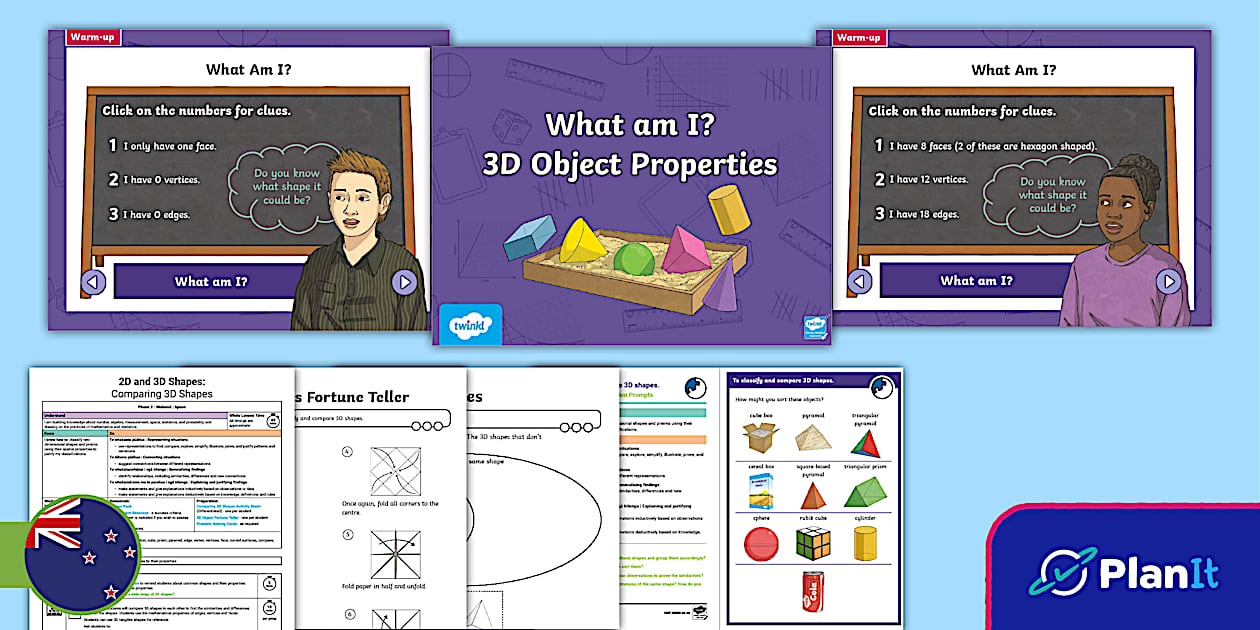 Phase 2 Space: 2D and 3D Shapes (Comparing 3D Shapes) Lesson 5