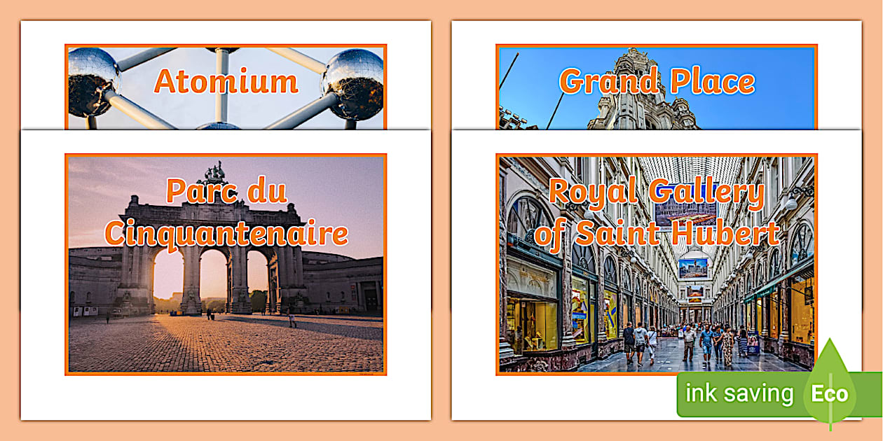 Brussels Landmarks Photo Pack (Teacher-Made) - Twinkl