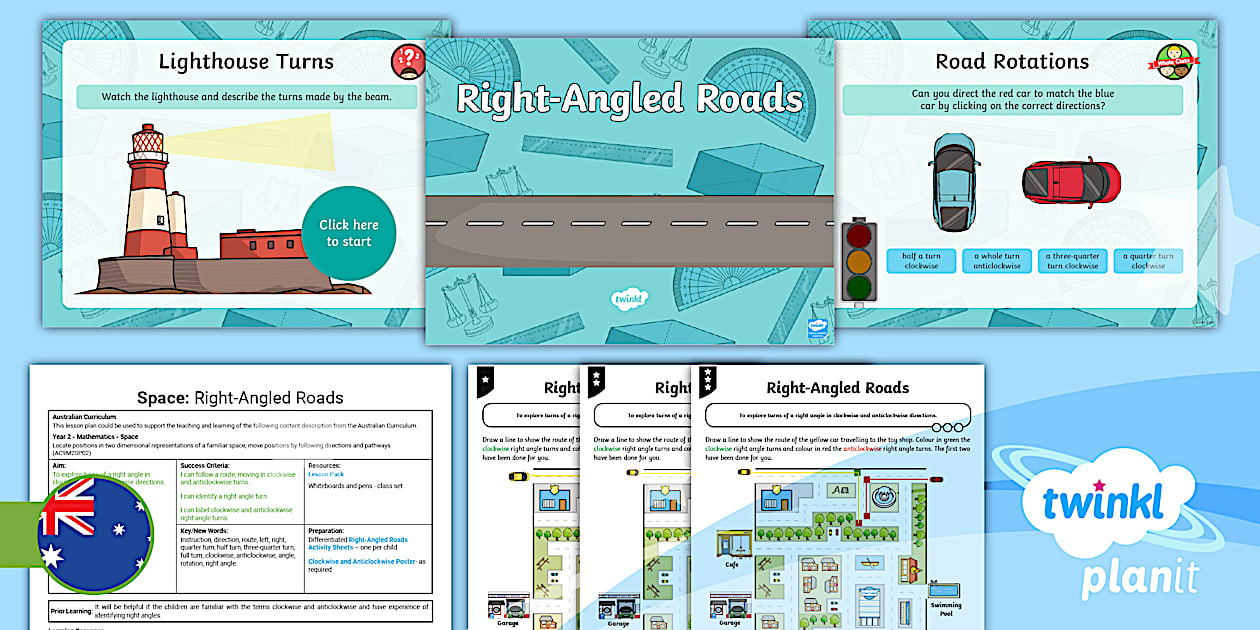 Year 2 Space: Turns, Rotations and Right Angles Lesson 2